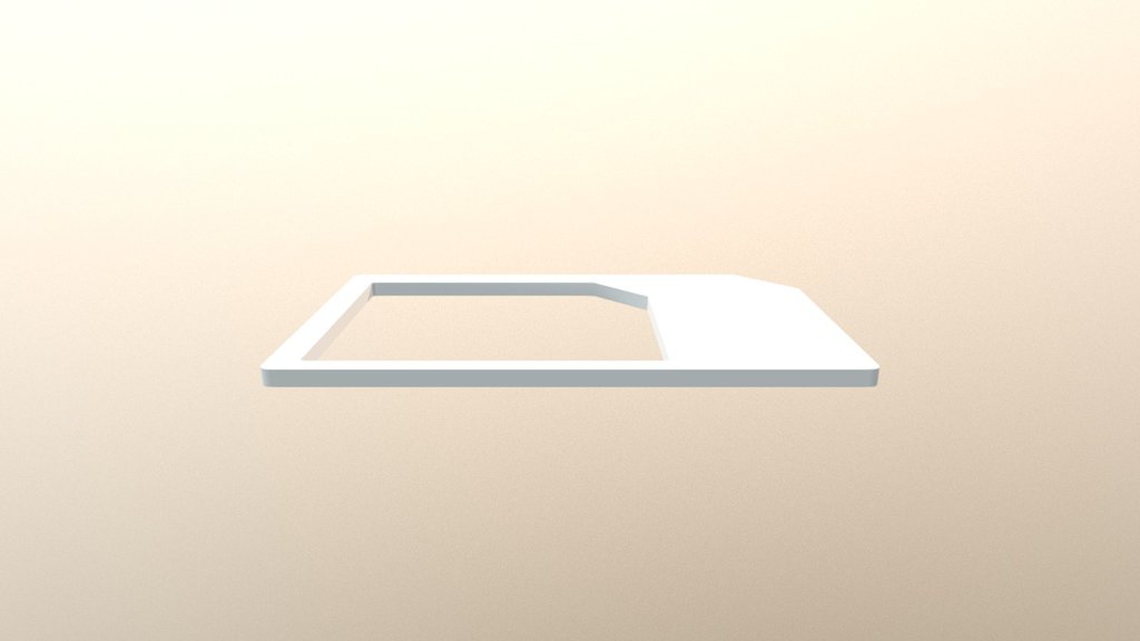 micro_sim_adapter - 3D model by Shared via 3DPrinterOS and SketchFab ...