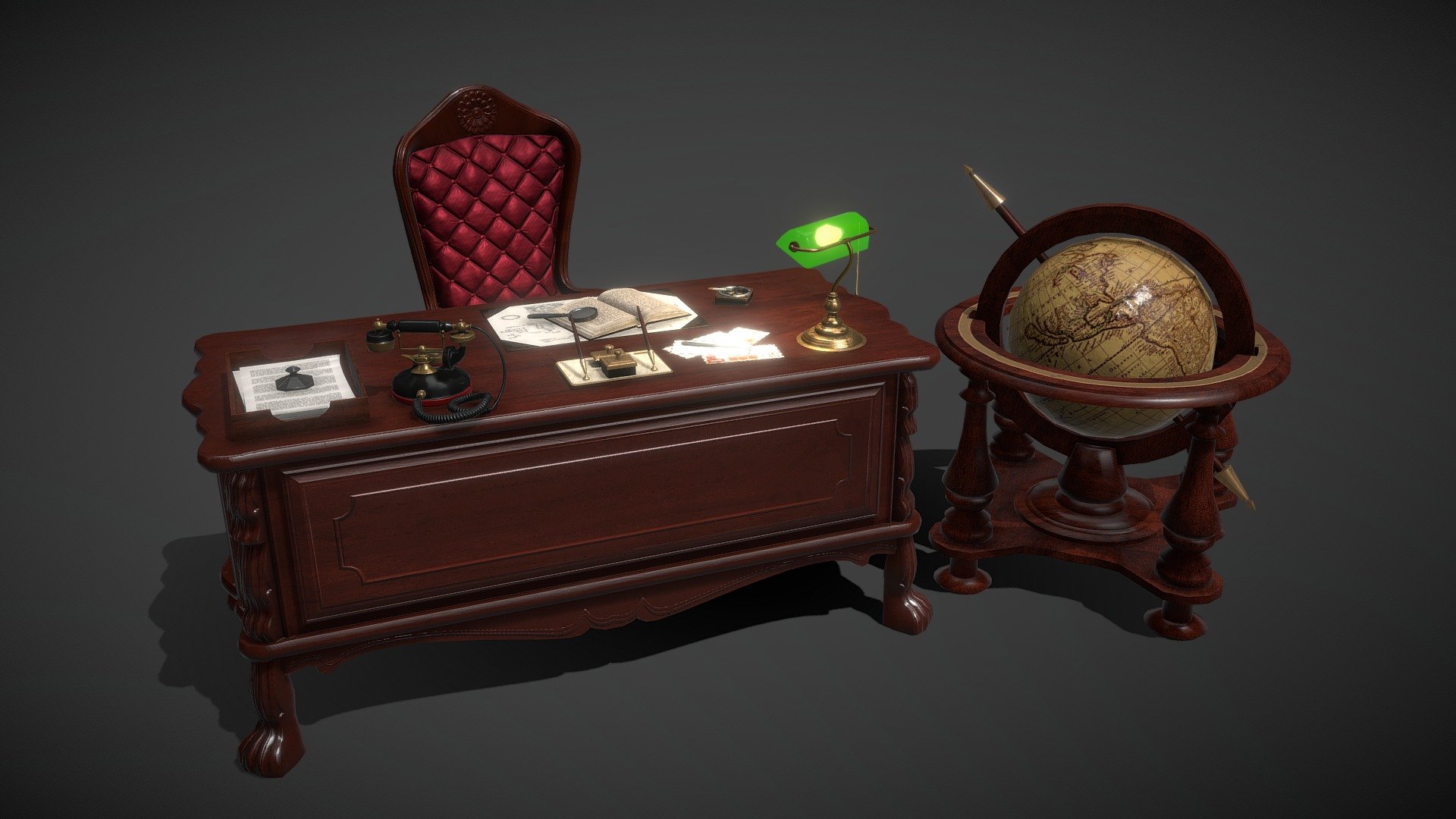Office Pack | In Game - 3D Object - 3D model by William Weimer ...