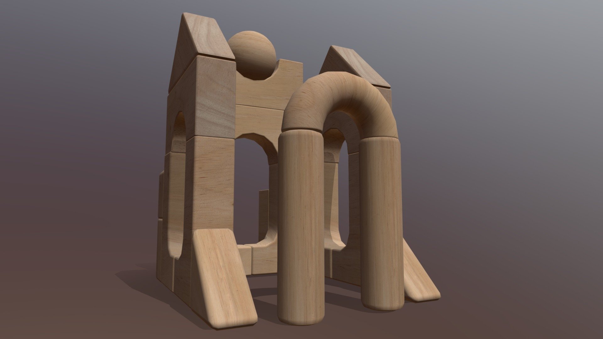 Unit Blocks Castle - Download Free 3D model by viacordero [99e751a ...