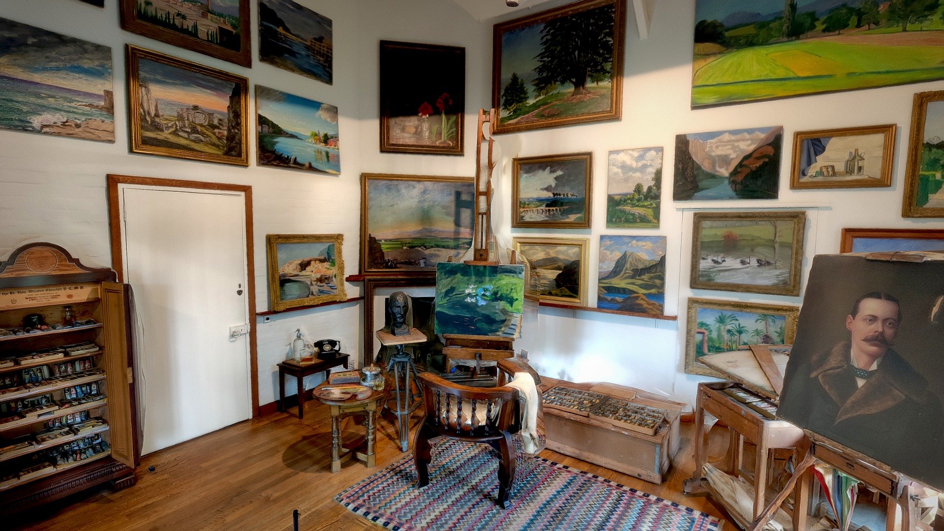Winston Churchill's Studio | Chartwell - 3D model by Nick Mason ...