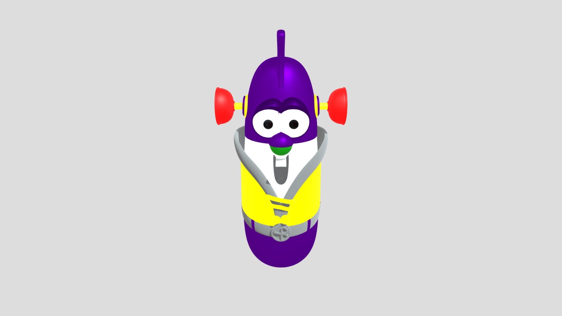 Larryboy - Download Free 3D model by VeggieMotion (@1535444) [99e7fb4 ...