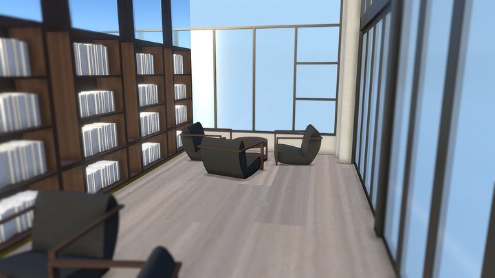 Library 3D models - Sketchfab