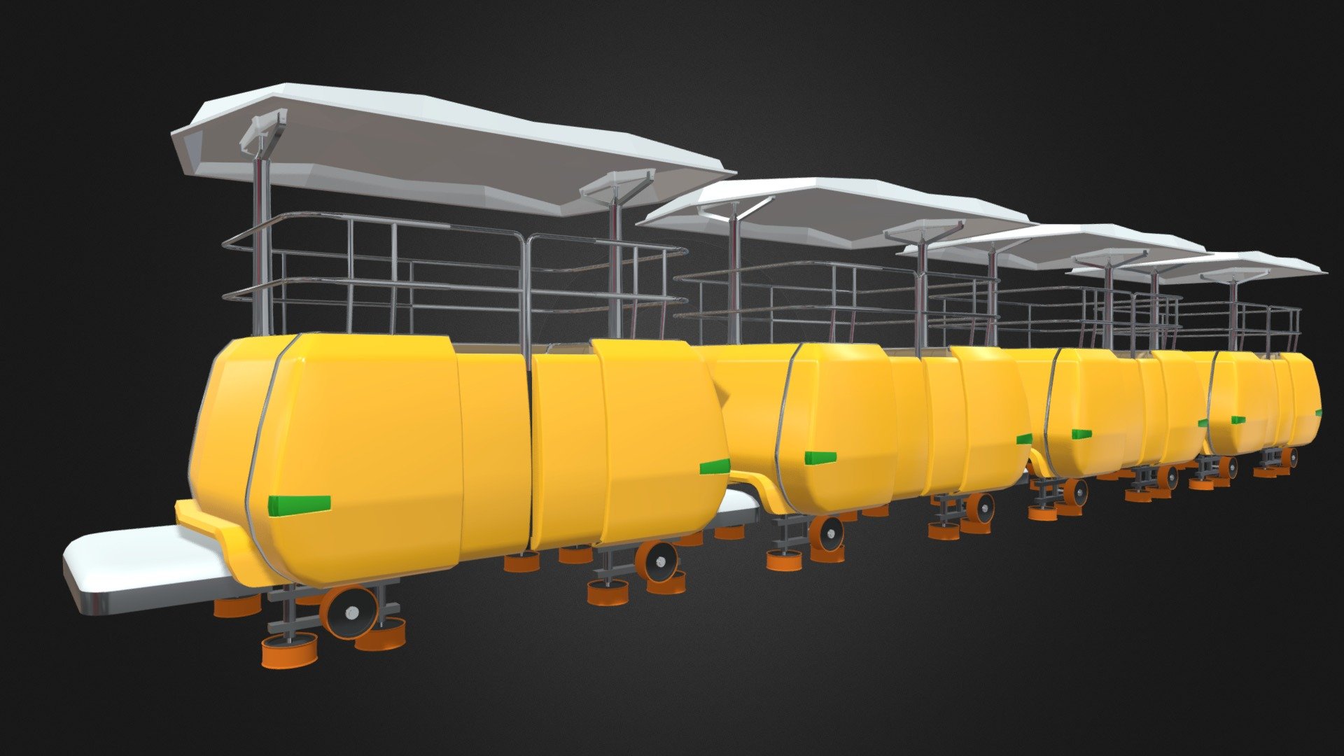 Disneyland Peoplemover - 3D model by NicholasCappe [99e93ff] - Sketchfab