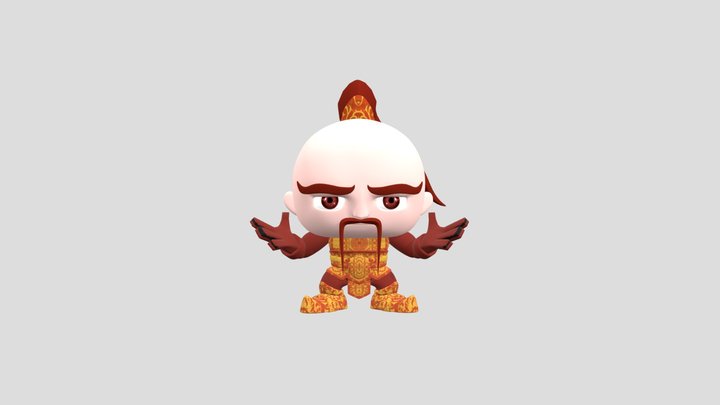 Chibi-character 3D models - Sketchfab