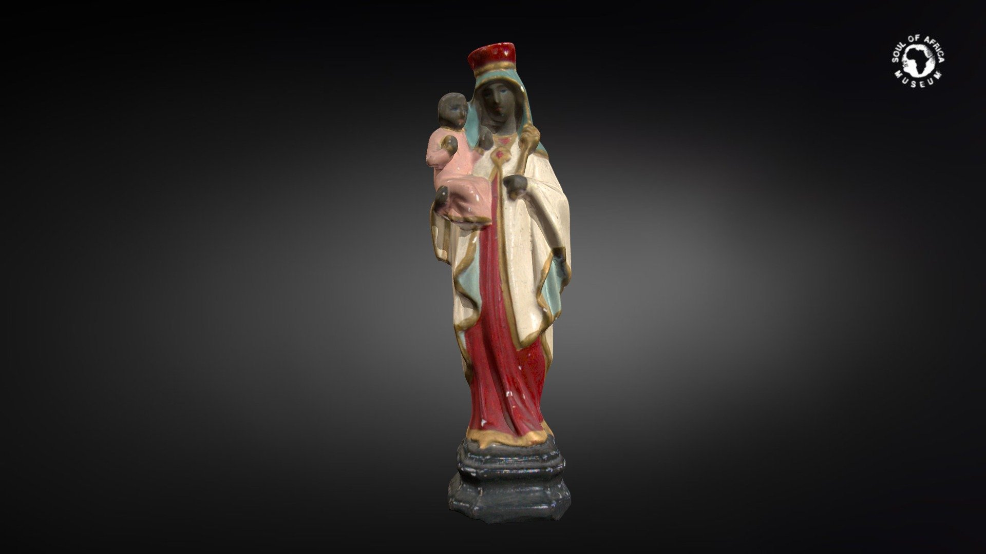 Ezilí Dantor or Erzulie Dantór from Haiti. - 3D model by SOUL OF AFRICA ...