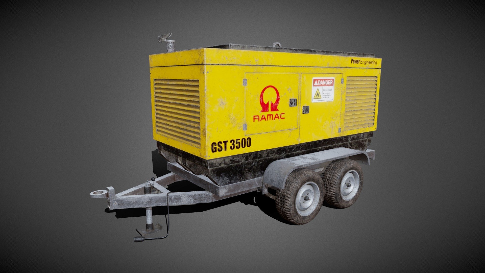 Diesel Generator 3D Model By Jac N jacn 99f09e2 Sketchfab