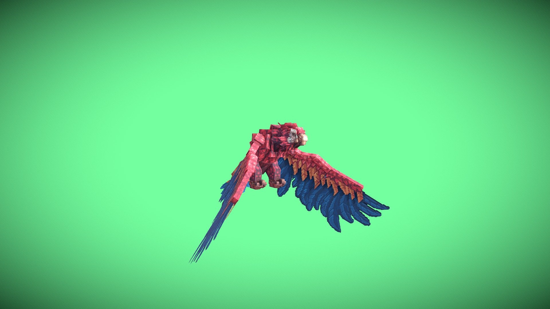 Parrot Monster - 3D model by Sapphire Studios (@sapphire_studios ...