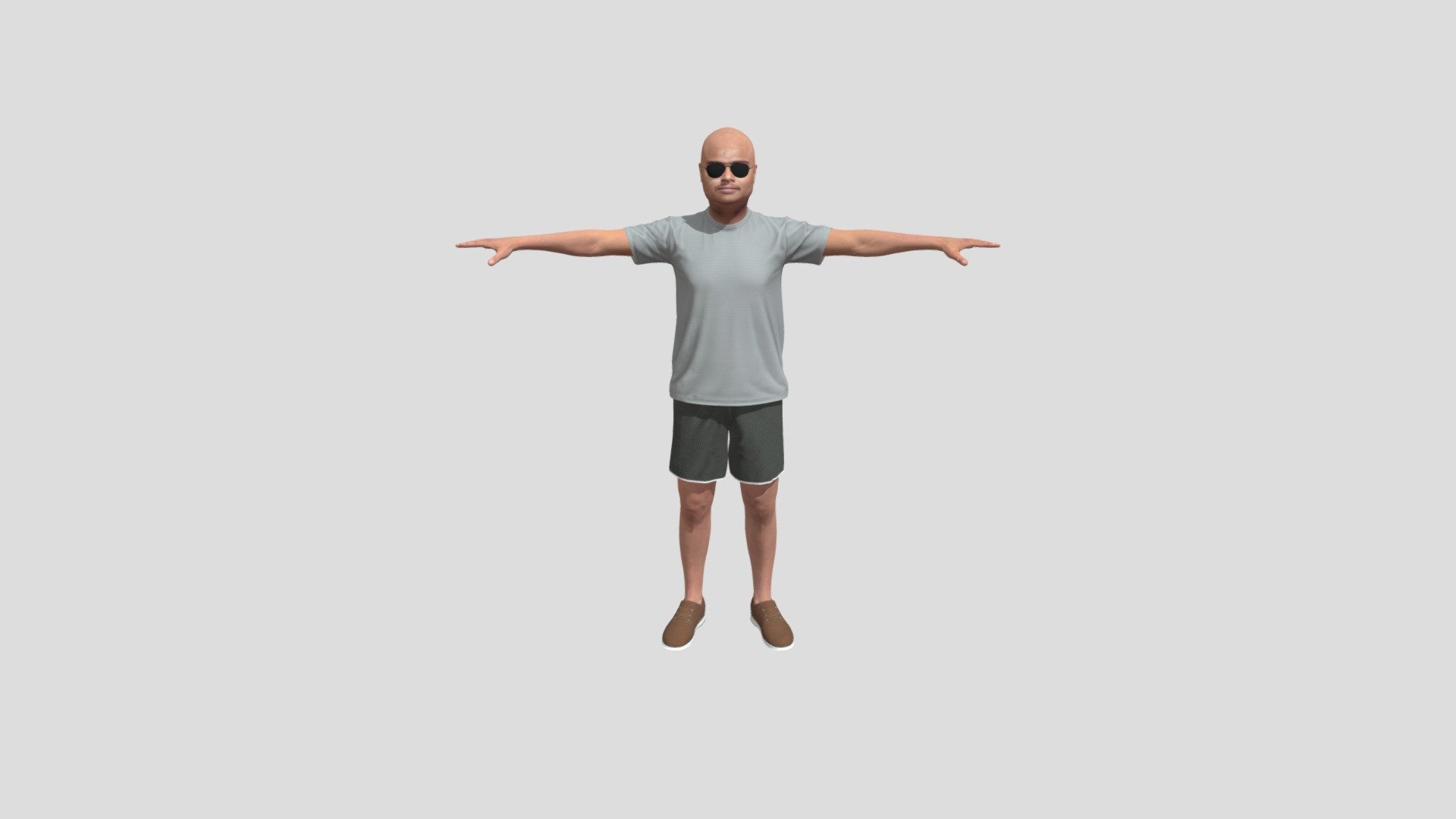 Sunny khude rowdy talka bald 3d model sketchfab - Download Free 3D ...