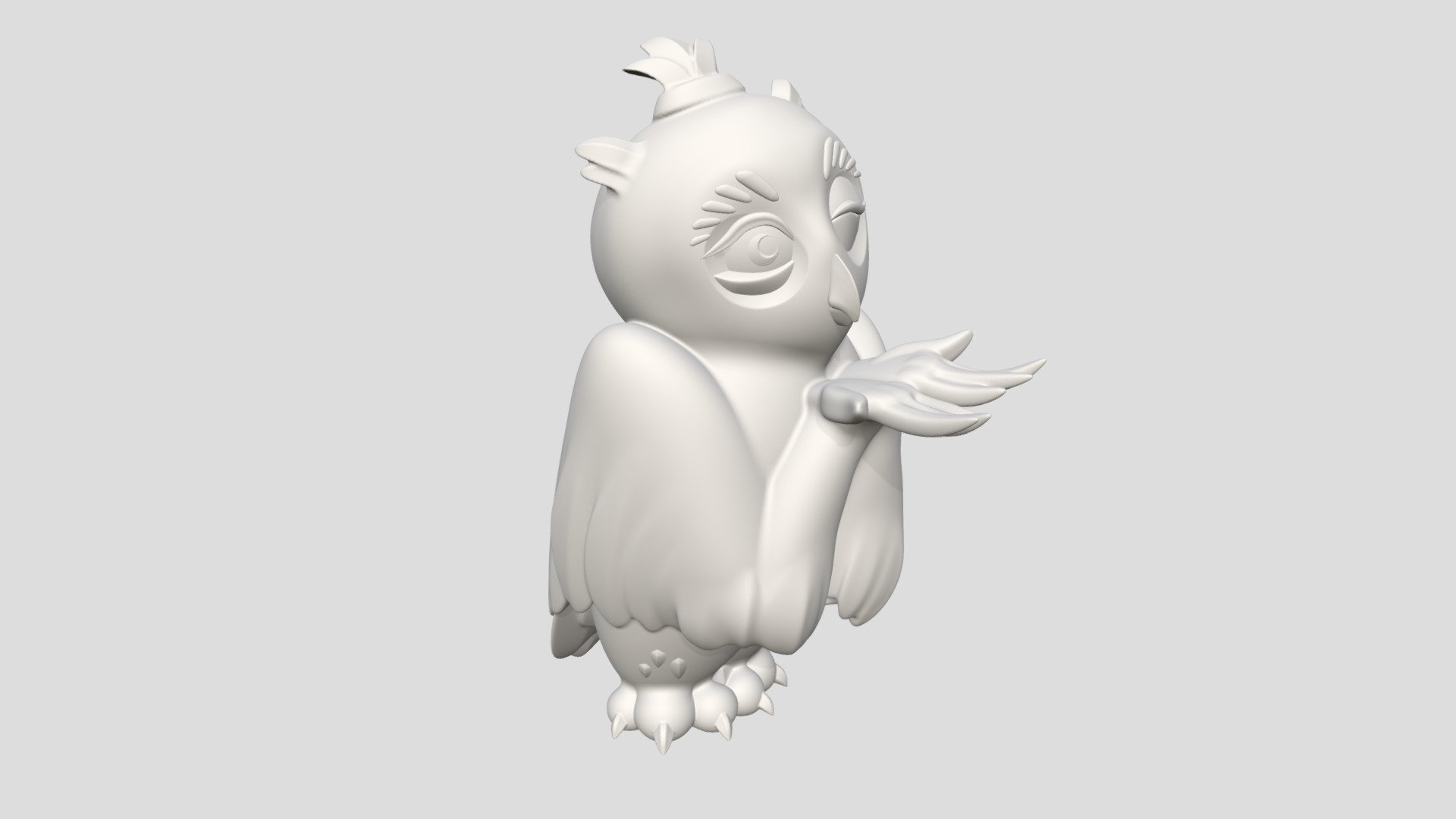 owl - 3D model by destta [99f313b] - Sketchfab
