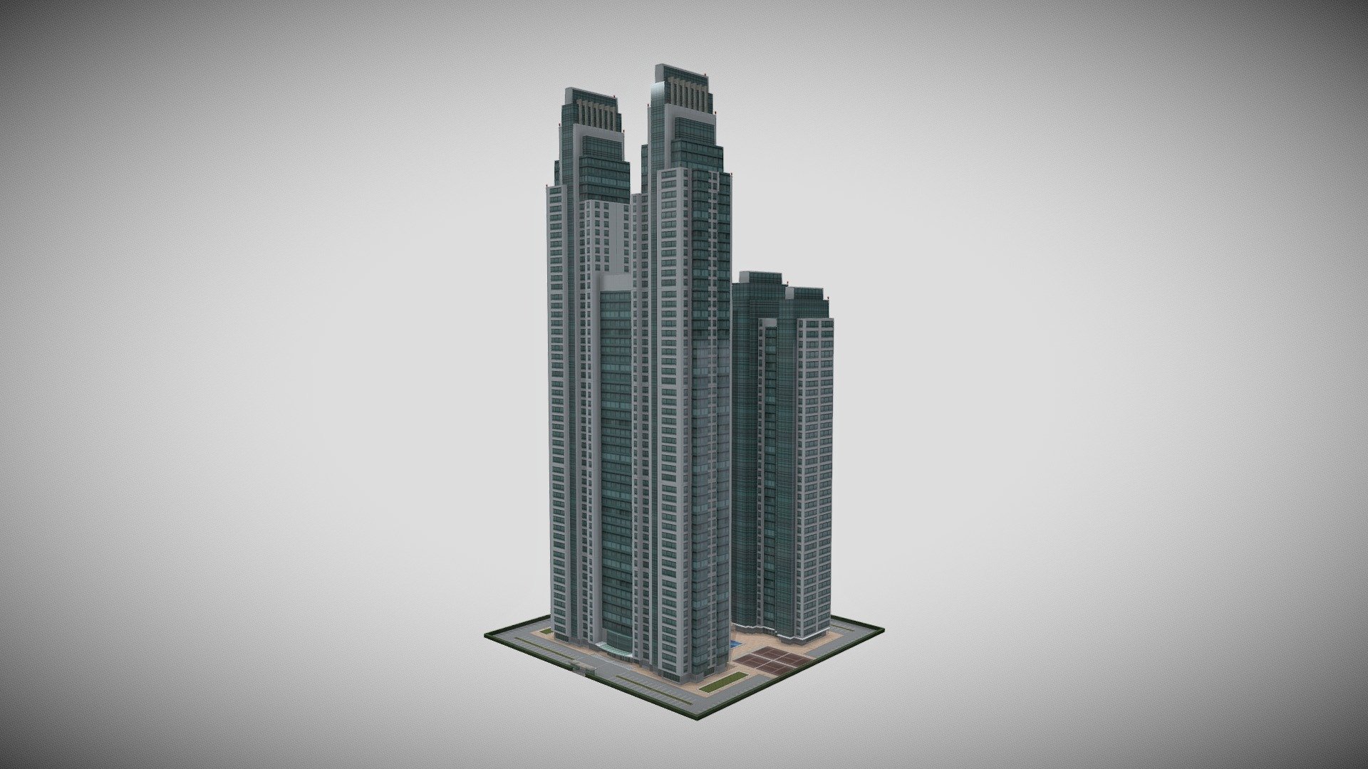 The Peak Residences (Jakarta) - Download Free 3D model by aitortilla01 [99f4249] - Sketchfab
