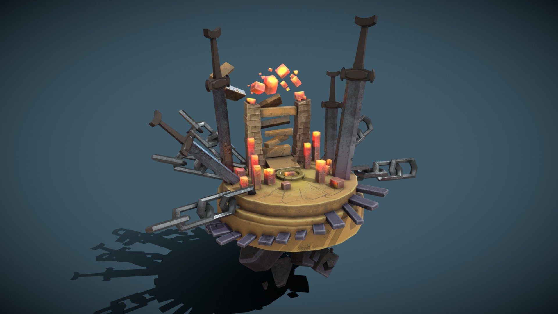 Gods Threshold - 3D model by ArcCaine [99f47ef] - Sketchfab