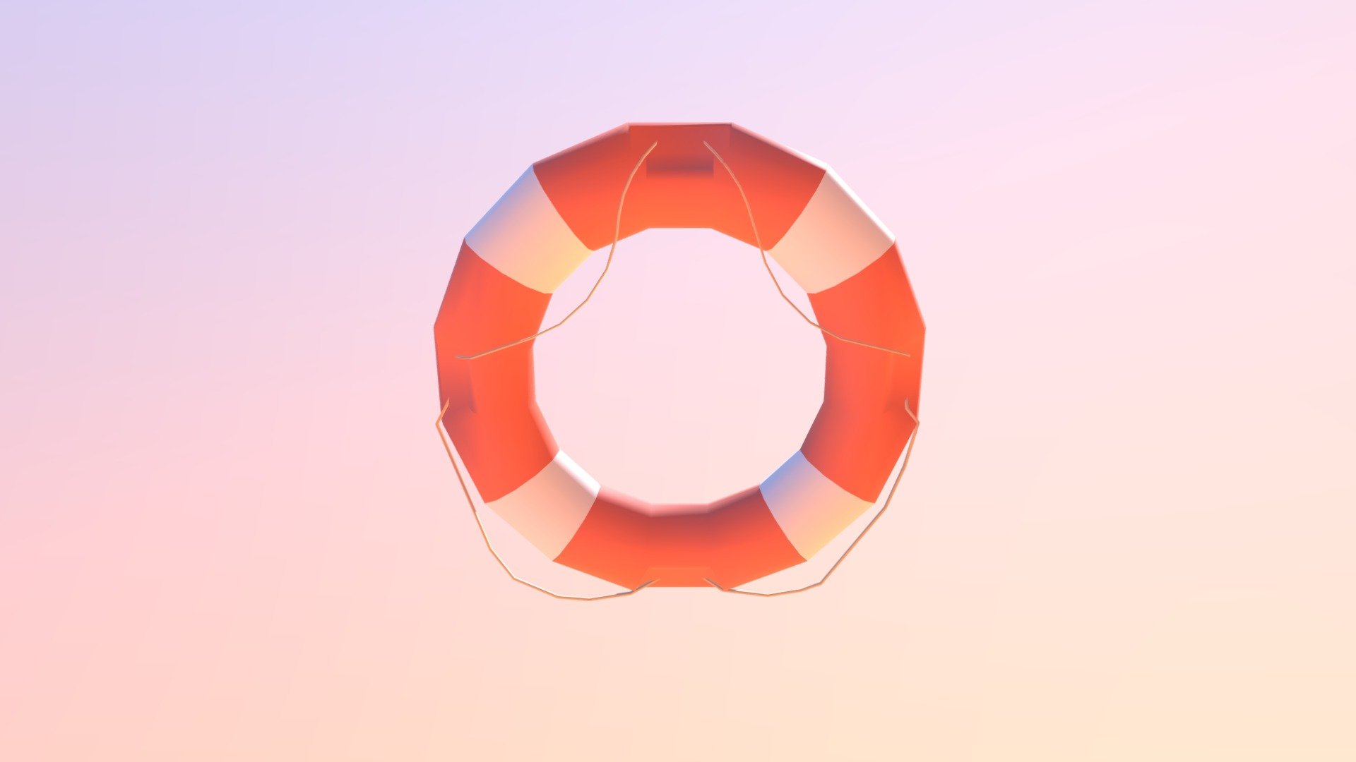 Lifebuoy - 3D model by Memowlery [99f7769] - Sketchfab