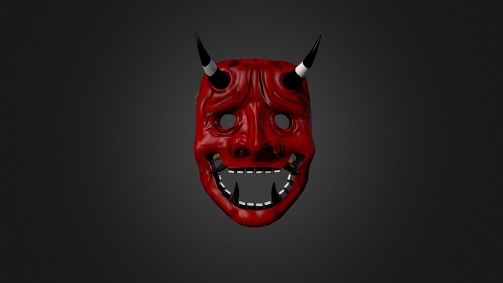 Tanaka Demon Facemask - 3D model by Michael Makivic (@makivic) [99f8374 ...