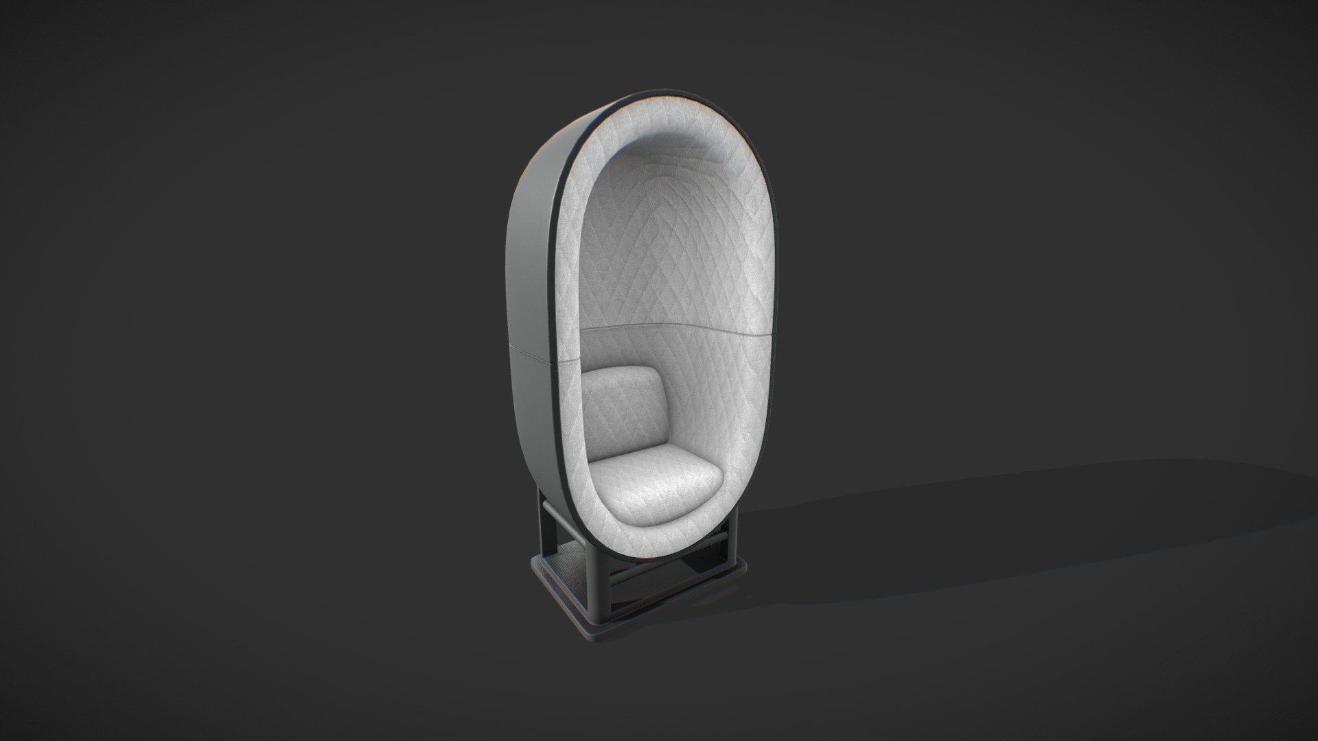 Futuristic Capsule Chair - 3D model by Cgi_Guy [99fb049] - Sketchfab