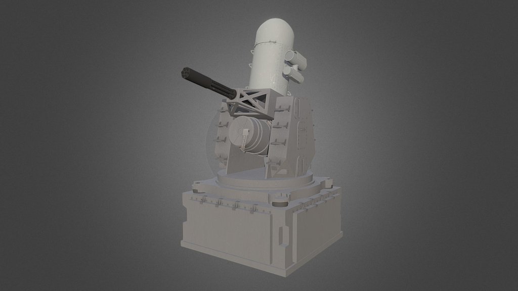 Phalanx CIWS - 3D model by salemulder [99fb94f] - Sketchfab