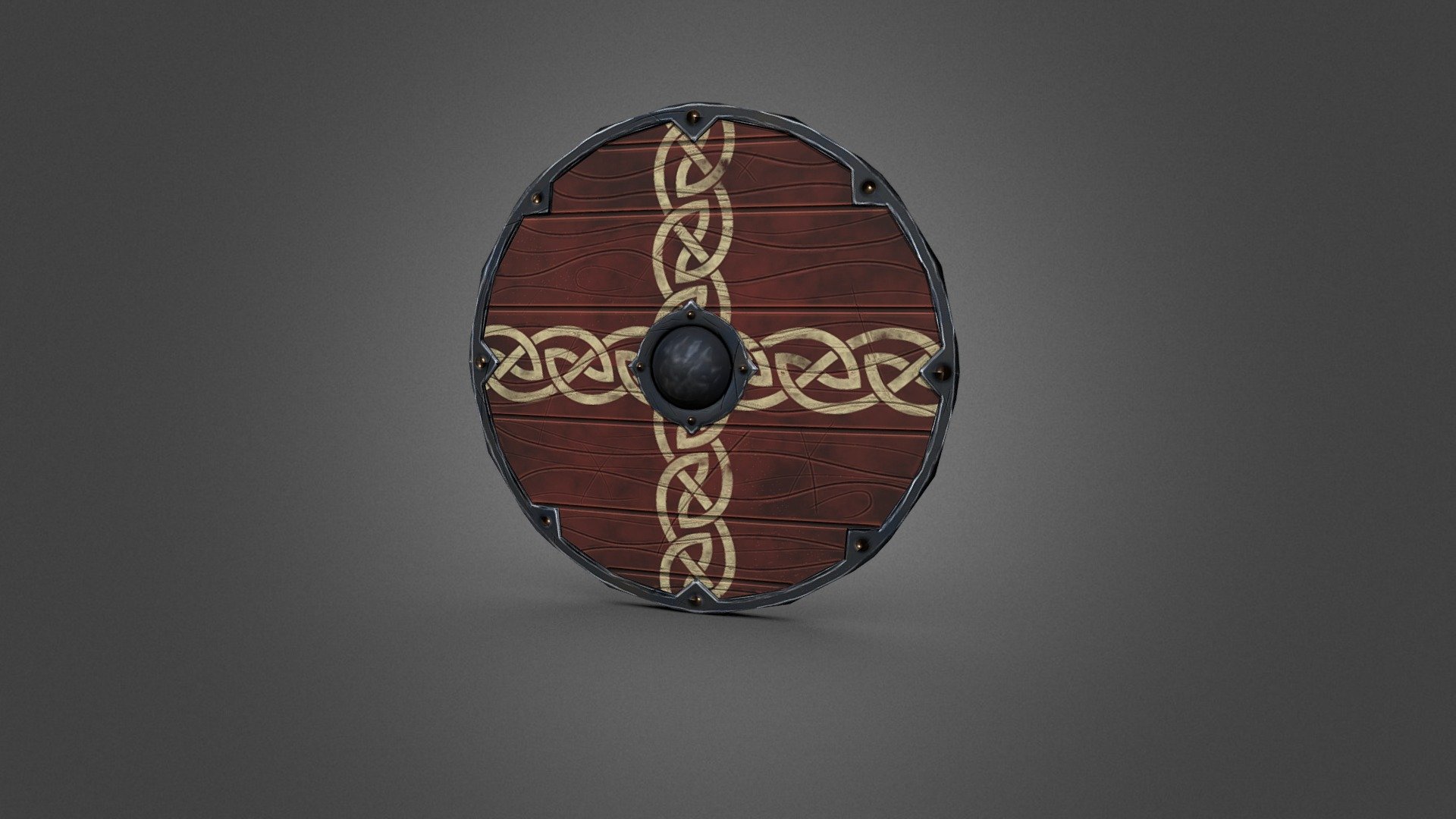 Stylized Viking Shield - 3D model by Gabriel Arthur (@Garthur32) [99fc64a] - Sketchfab