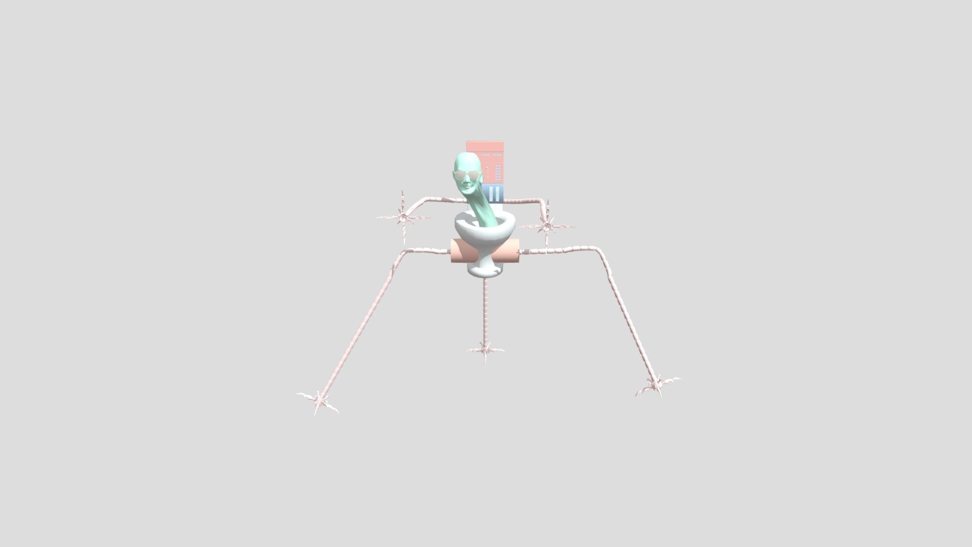 Octopus-skibidi-toilet - Download Free 3D model by Пока200К ...