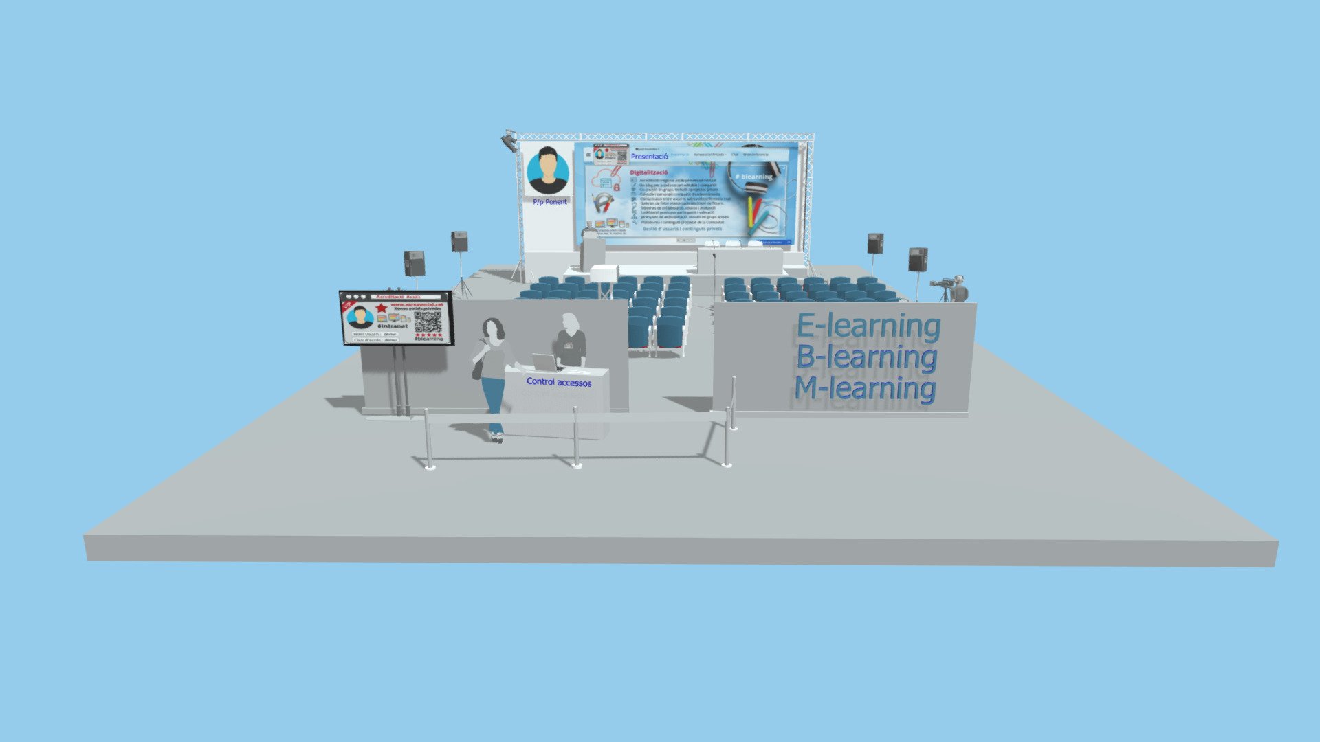 Sala 3D - 3D model by Jordi (@jordicat) [99fd220] - Sketchfab