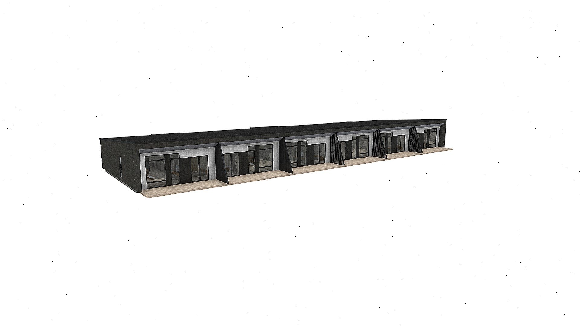 Terraced House - 3D model by roometr [99fe005] - Sketchfab