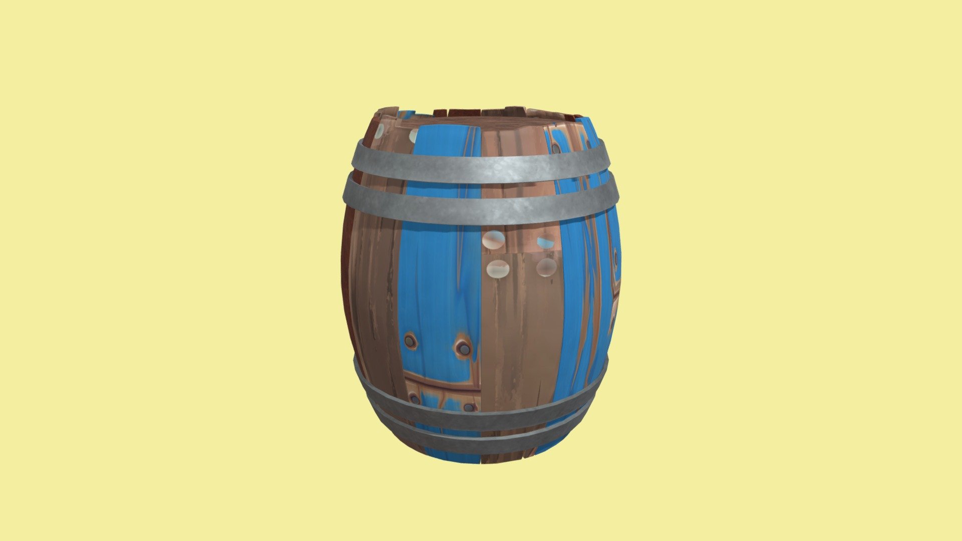 3D Barrel - 3D model by val_ernt [99ff6dd] - Sketchfab