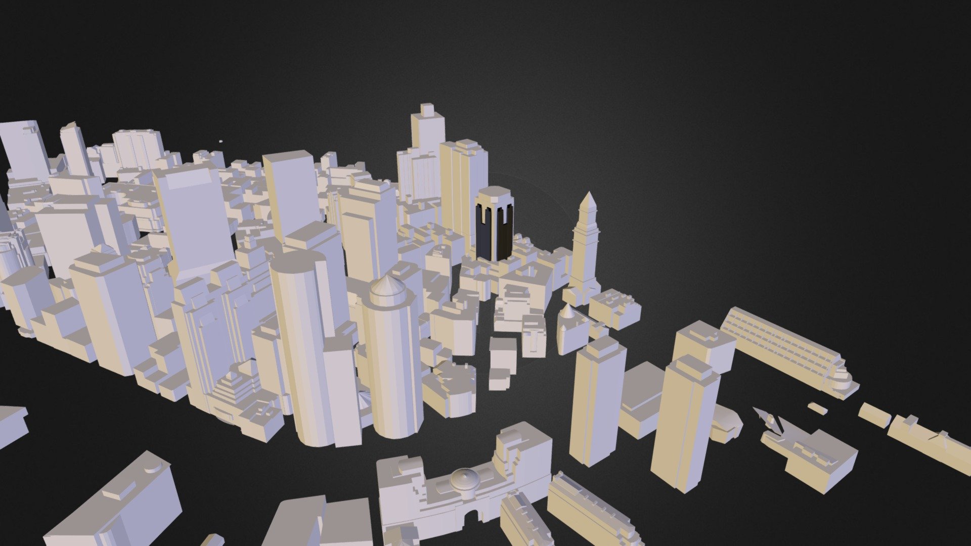 Financial-District-Buildings.3DS - 3D model by BRA [9Atr2f3] - Sketchfab