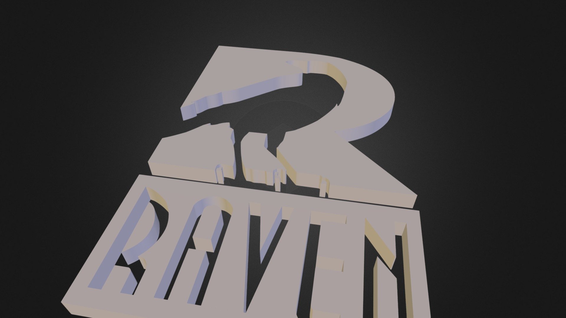 RavenLogo.3DS - 3D model by aBabyPenguin (@KyleHoover) [9CRb9ra ...