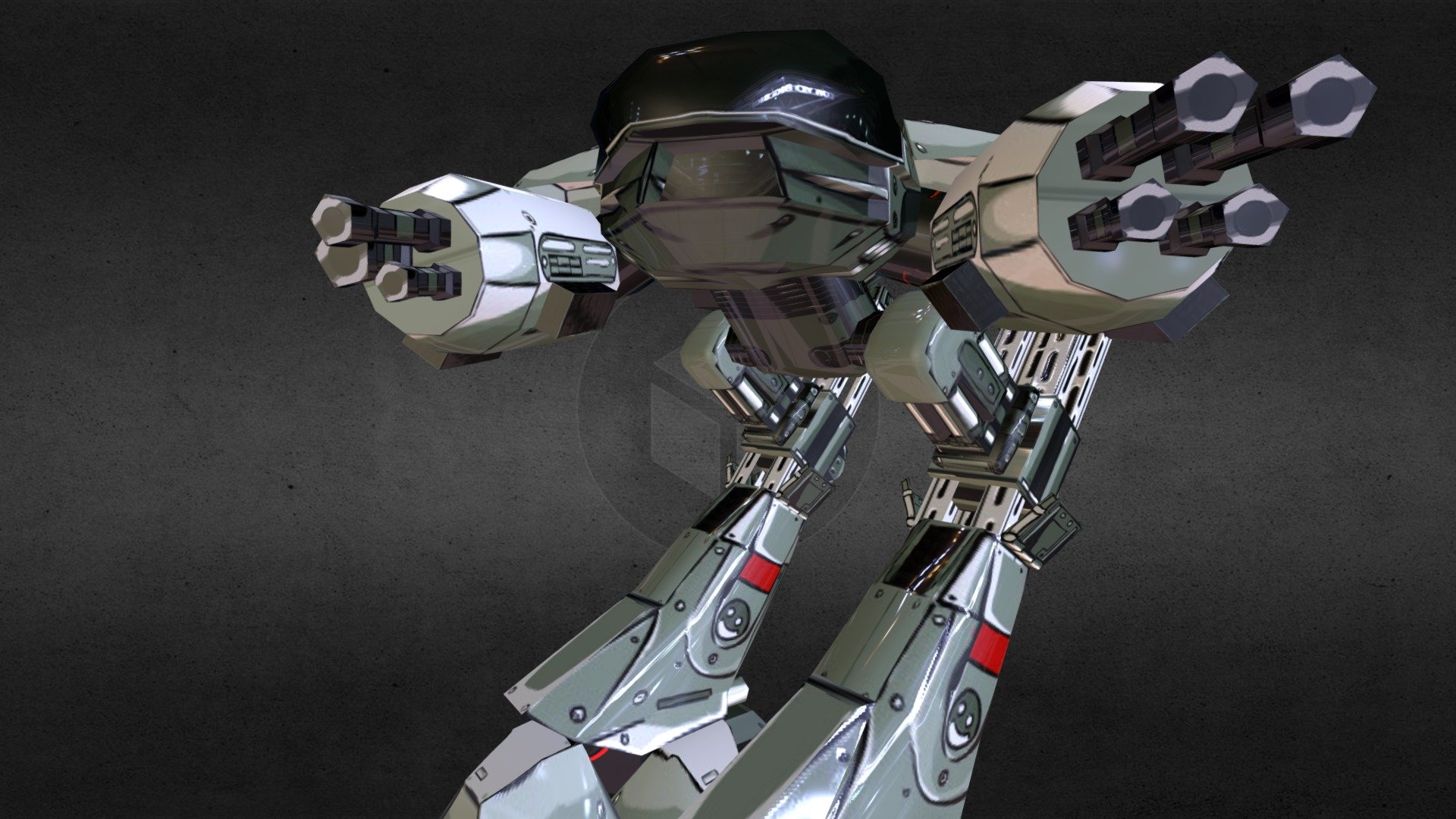 ed209 - 3D model by MindChamber [9H4ilsK] - Sketchfab