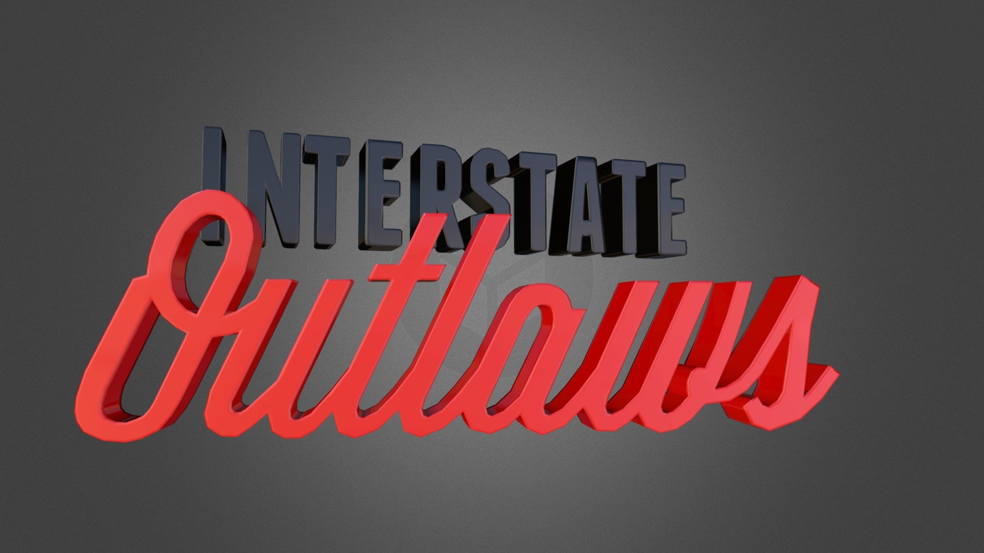 Interstate Outlaws Logo - 3D model by Euan Mitchell (@tigg) [9Iab4PY ...