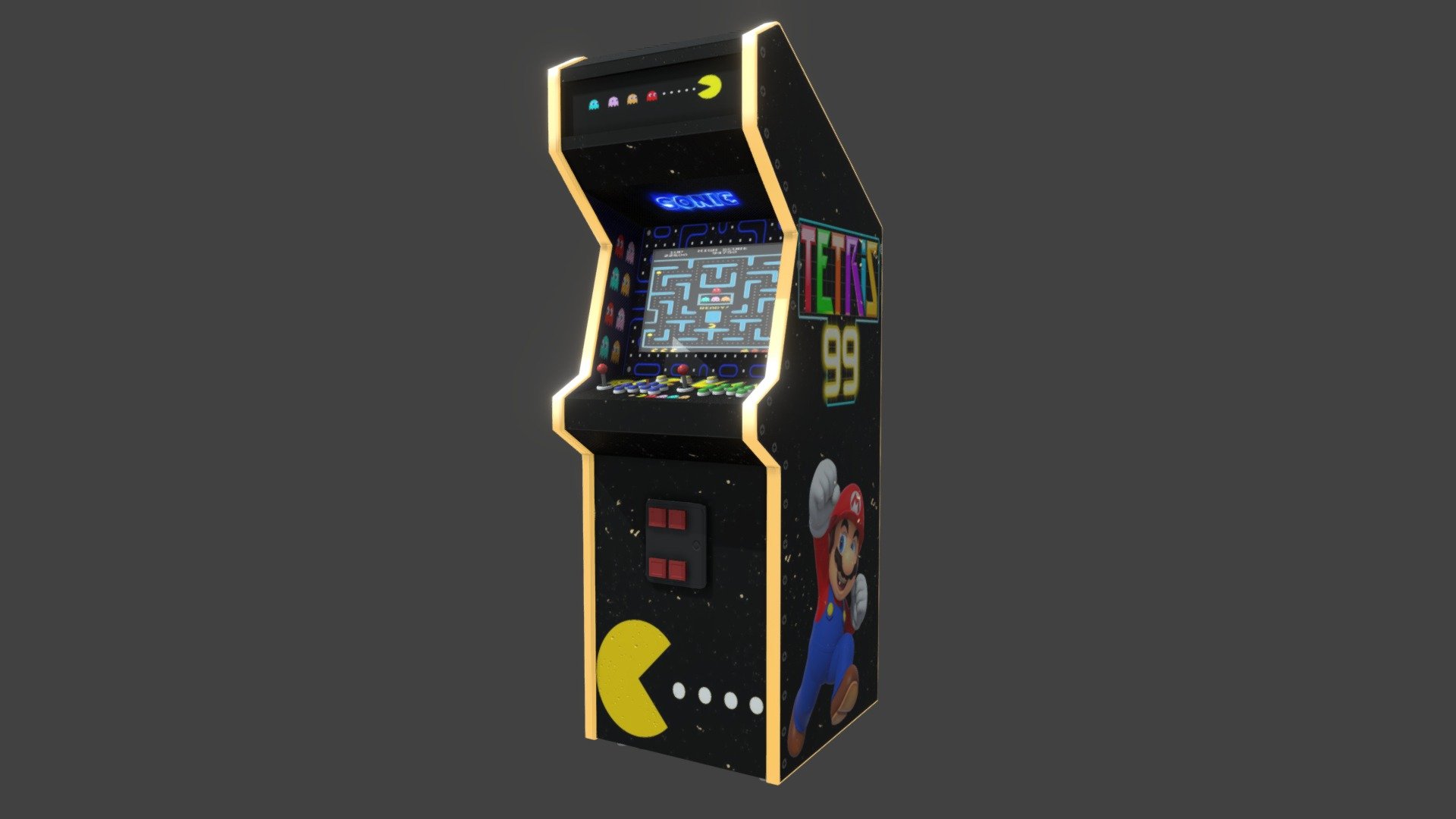 Arcade 3d New - 3D model by aidan.corbalan [9a01d0f] - Sketchfab