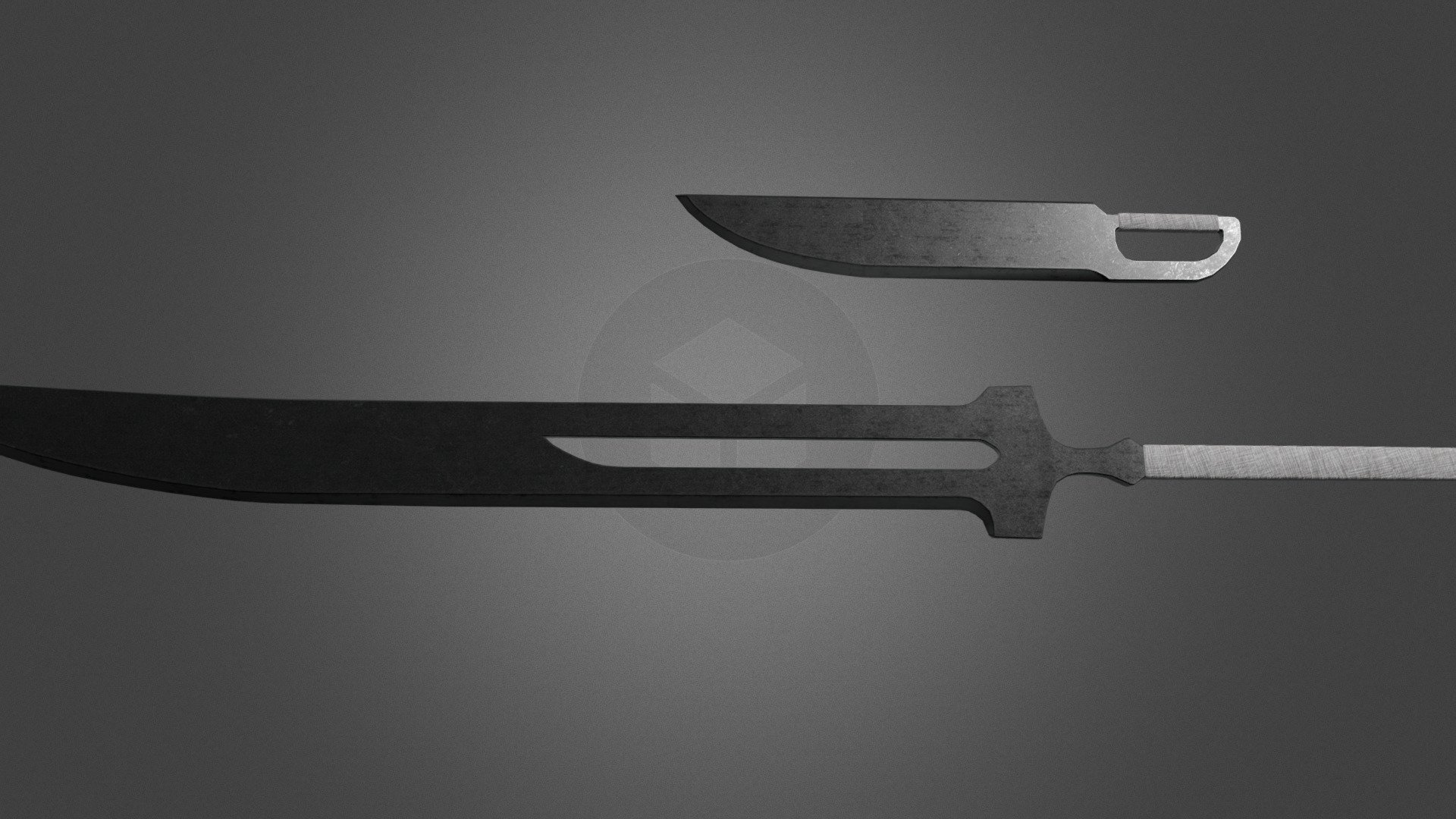 Zangetsu ( Ichigo Kurosaki's Zanpakuto) - Download Free 3D model by ...