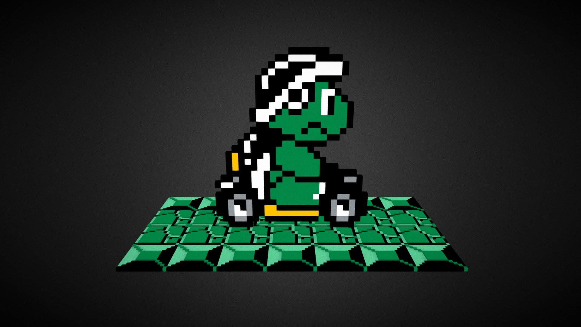 SMK064 - Super Pixel Kart Hammer Bro - Buy Royalty Free 3D model by ...