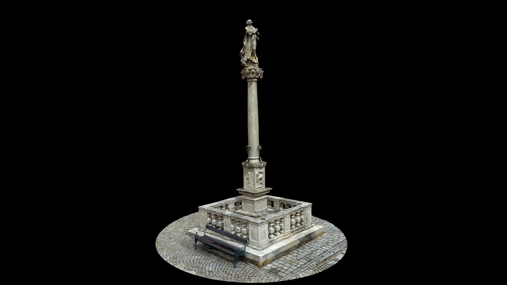 RETZ - marian column - 3D model by COL-project [9a0339d] - Sketchfab