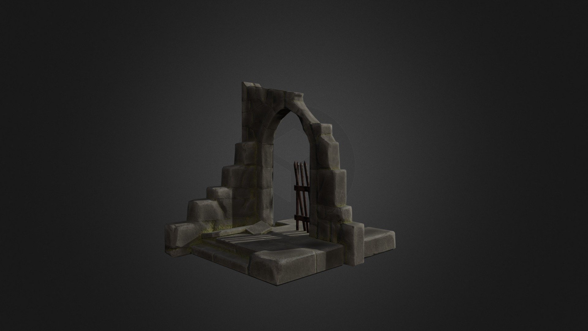 Stone Arch - 3D model by eliannaduluc [9a04359] - Sketchfab