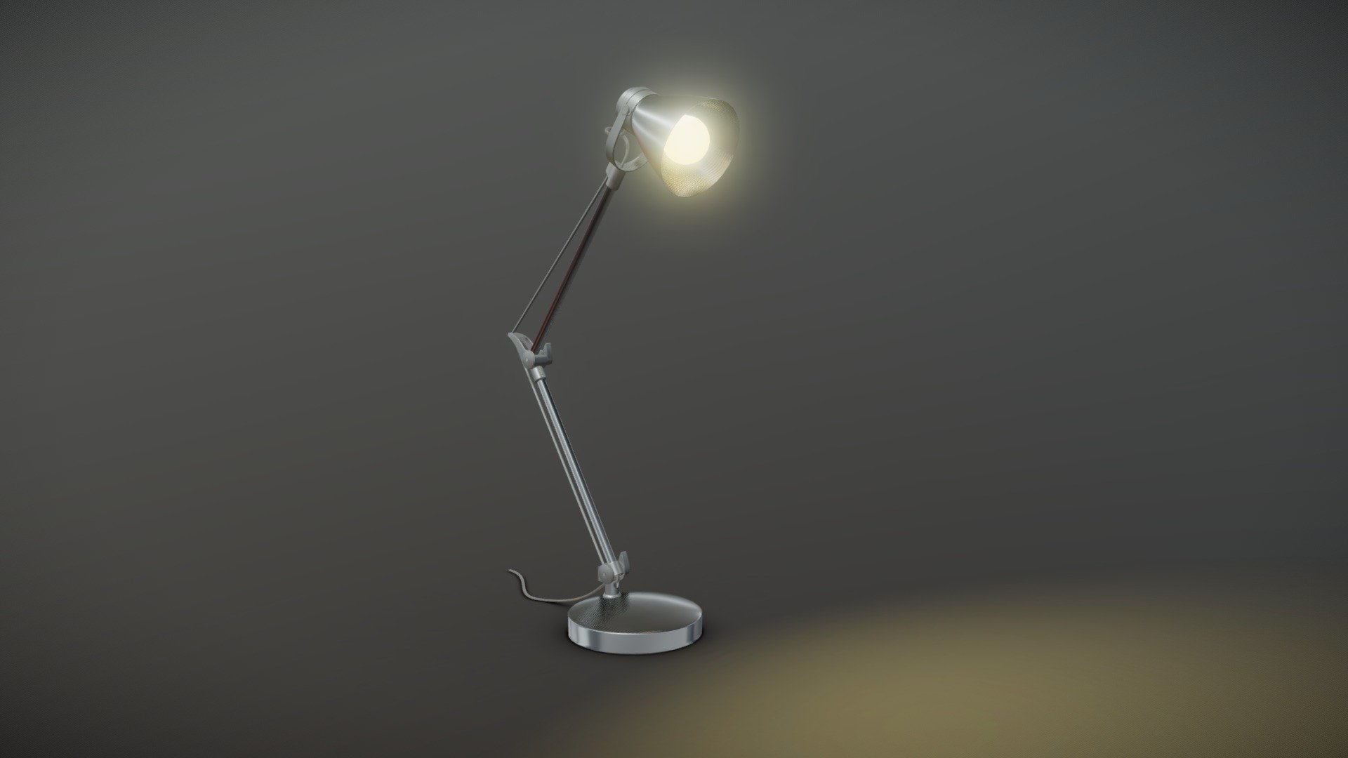 Desk Lamp - 3D model by Mark Haldane (@mhaldane) [9a058cd] - Sketchfab