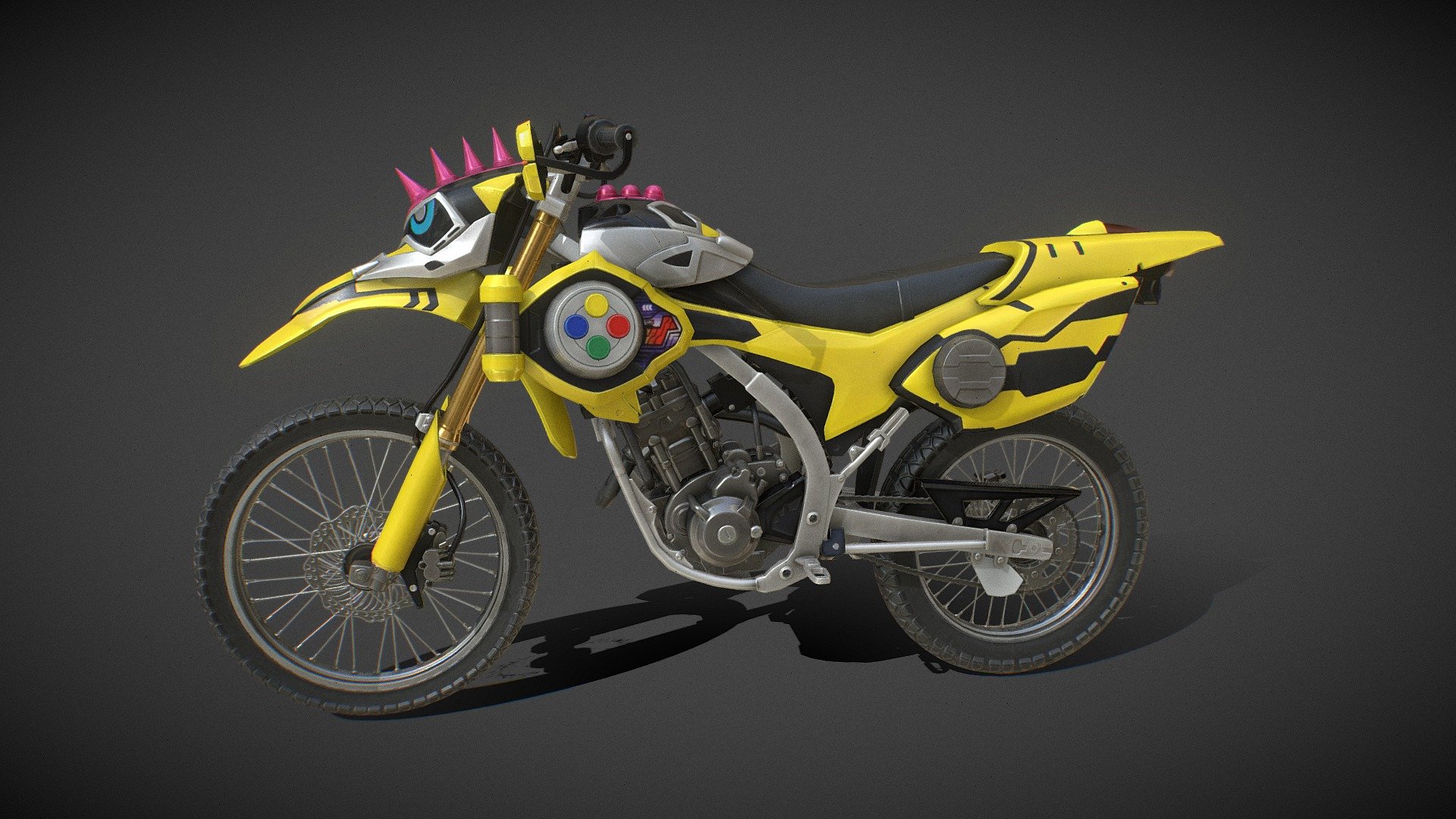 Lazer Bike Gamer Level 2 - 3D model by icq1773 [9a05d7f] - Sketchfab