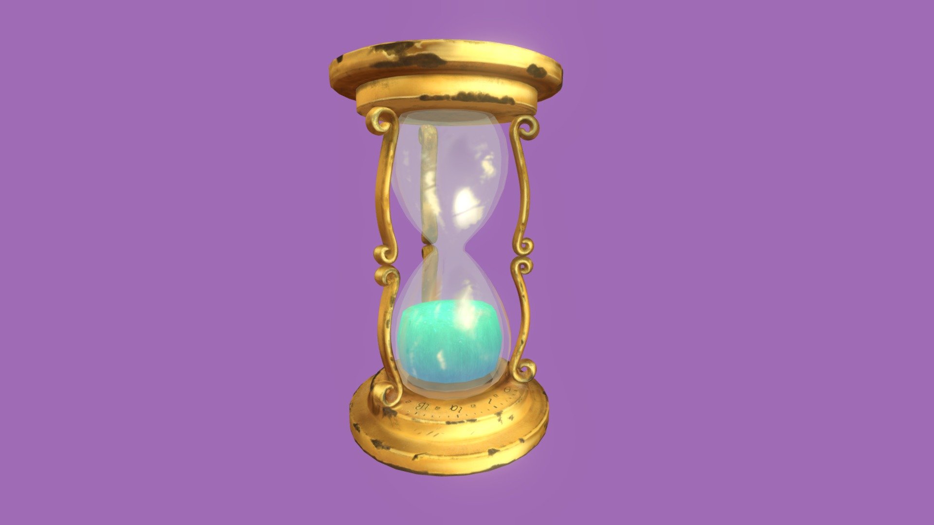 Hand Painted Hourglass - 3D model by rayanamargon [9a07488] - Sketchfab