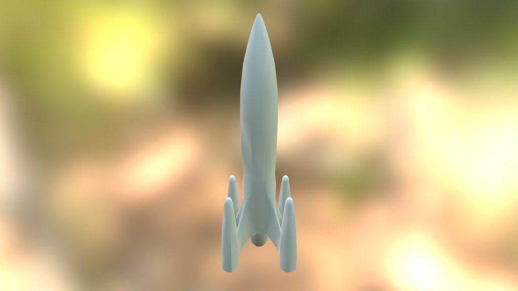 Red Rocket - 3D model by scott.nortman [9a078d4] - Sketchfab