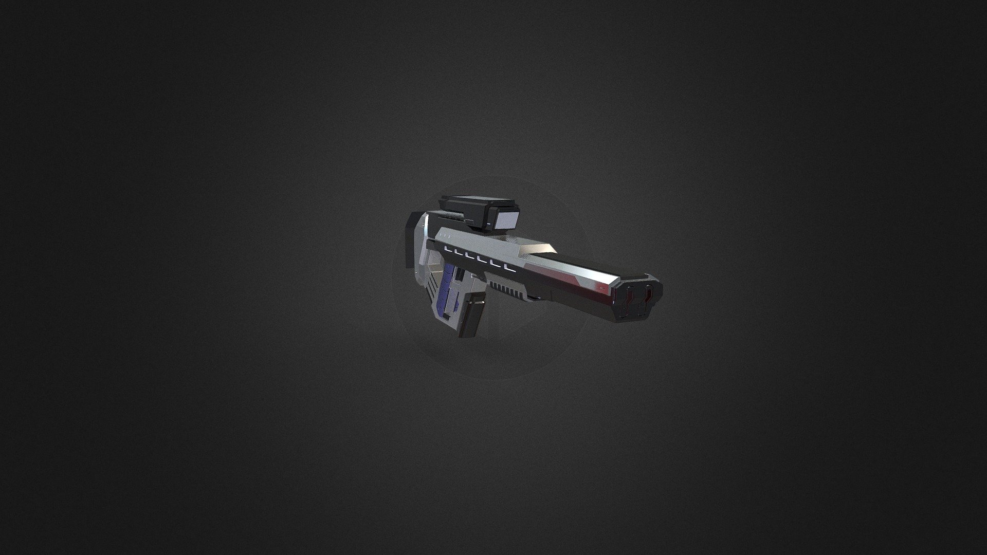 Gun - Download Free 3D model by bbagda585 [9a07f64] - Sketchfab