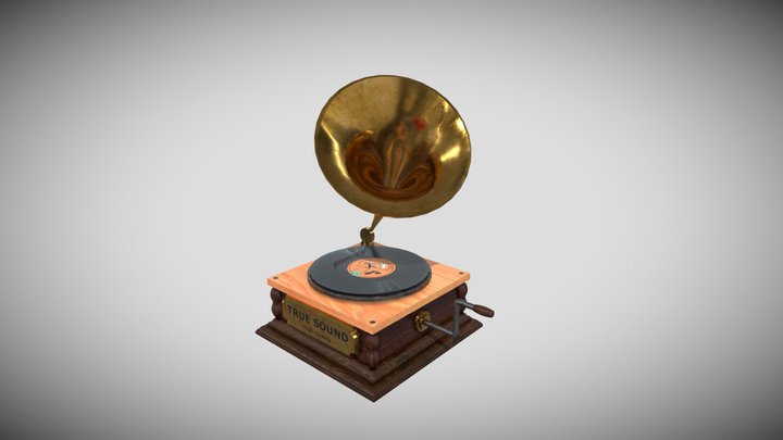 Gramophone 3D models - Sketchfab