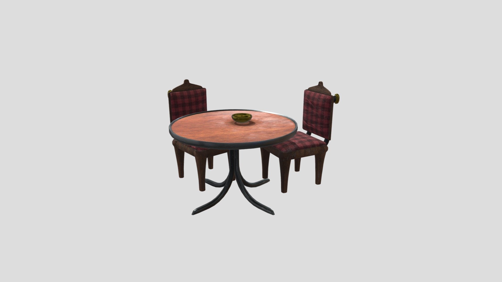 Captains Table And Chairs - Download Free 3D model by ANCook [9a0917e] - Sketchfab