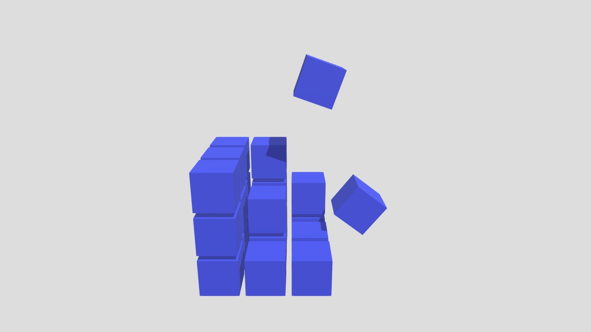 Kubik 3D - Download Free 3D model by wiraaa [9a0b6e1] - Sketchfab