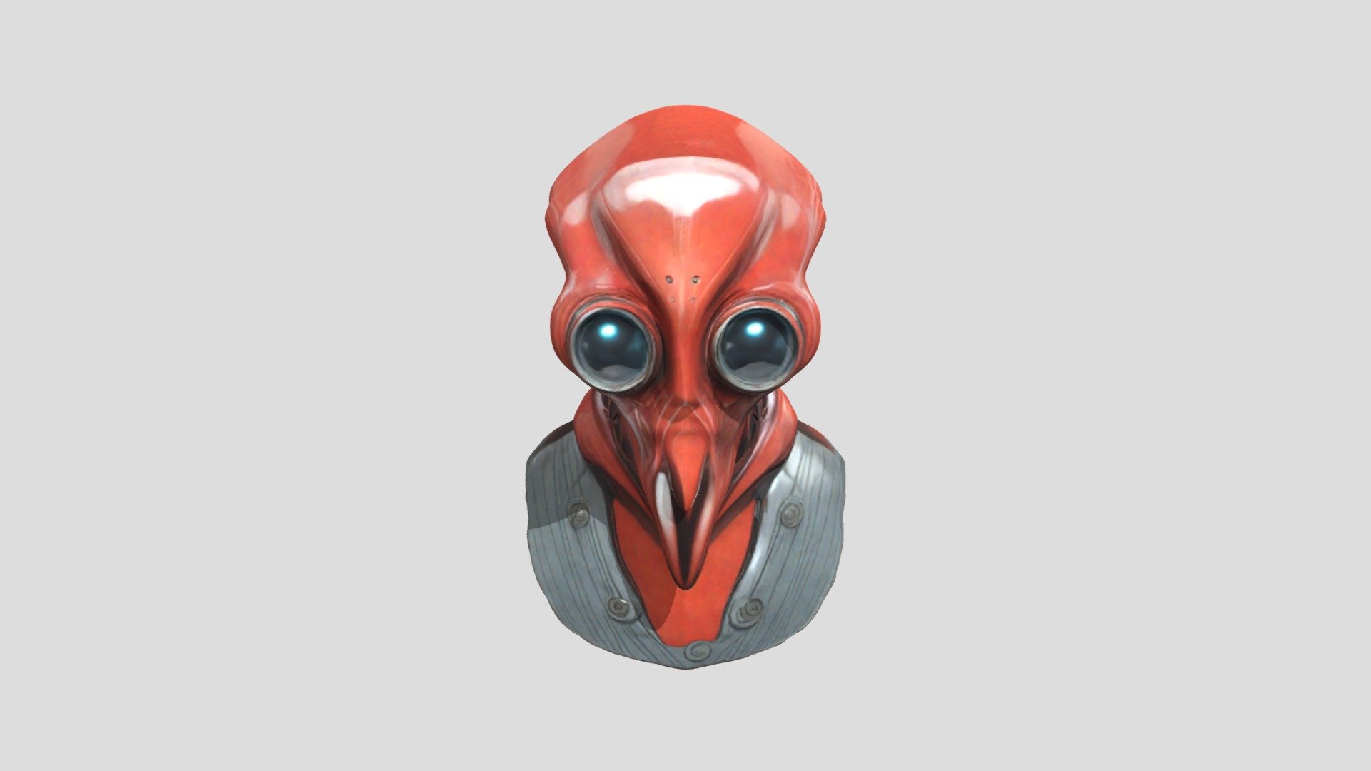 Alien Explorersquid - 3D model by WigDog2008 [9a0d472] - Sketchfab