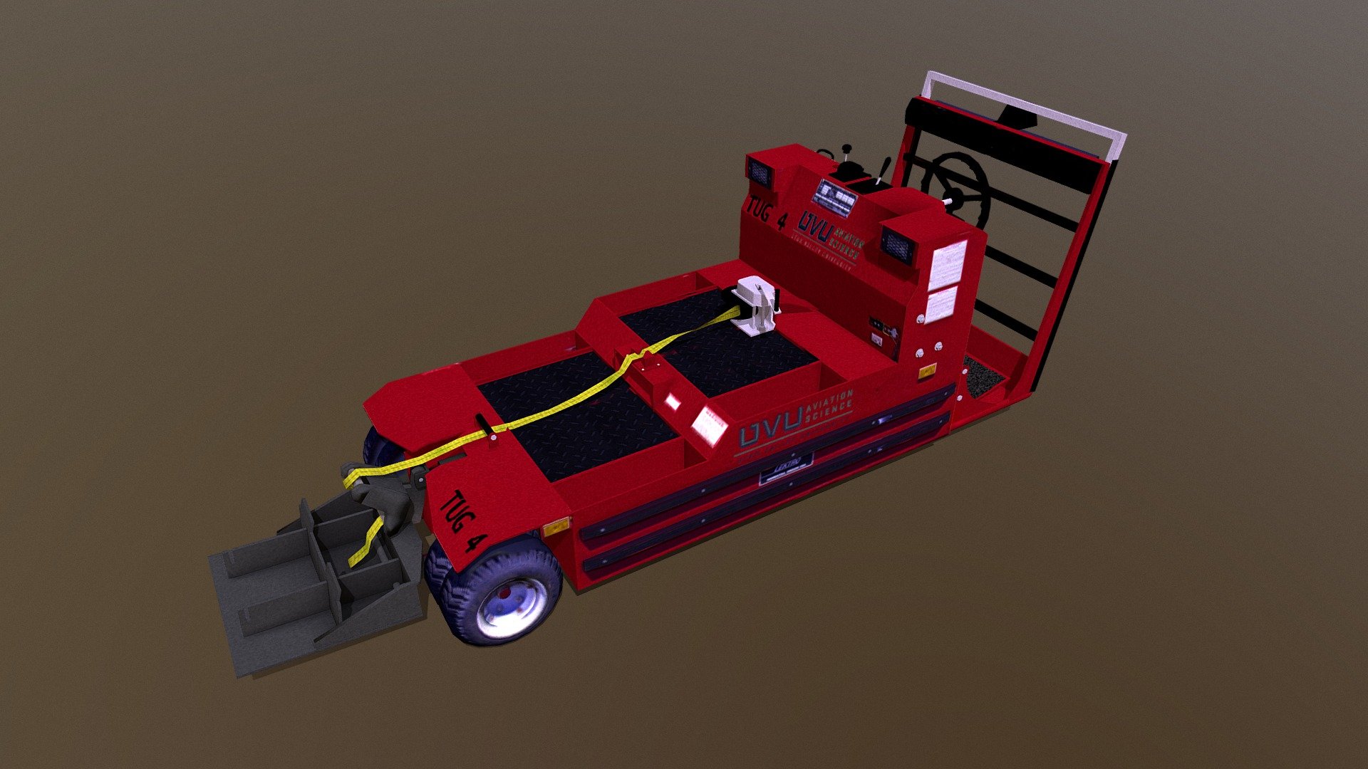 Aircraft Tug - 3D model by Preston Powell (@hoodoovan) [9a0e072 ...
