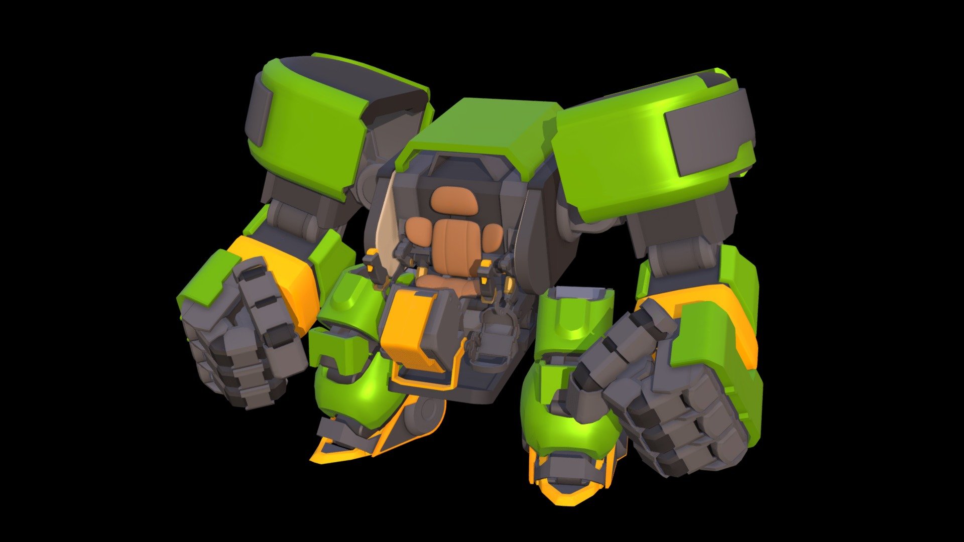3D MECHA - 3D model by João Henrique Pachêco (@jhpacheco) [9a0e6da ...