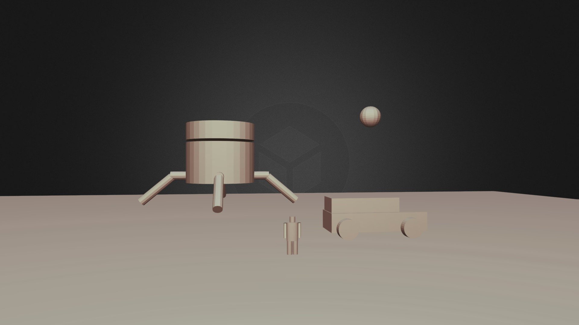 Modeling With Primitives Exercise - 3D model by DoppelPoppel [9a0e9f2 ...