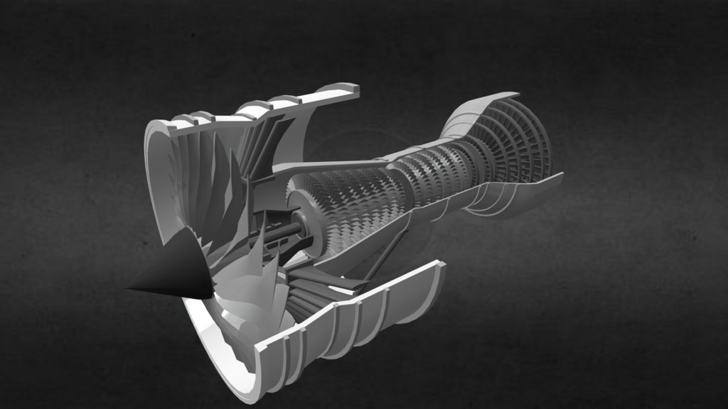 Jet Engine - 3D model by Dr Gray's Models (@matengswanu) [9a0fb2f ...