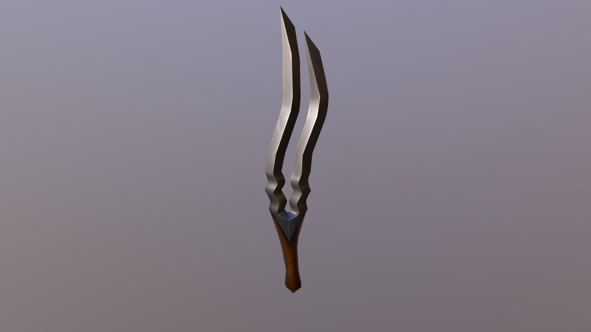 Curved Dagger - 3D model by Aimy (@18001729) [9a0fd14] - Sketchfab