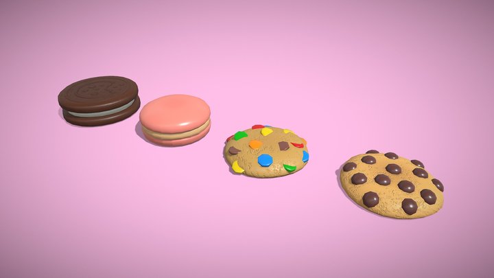 Cookie 3D models - Sketchfab