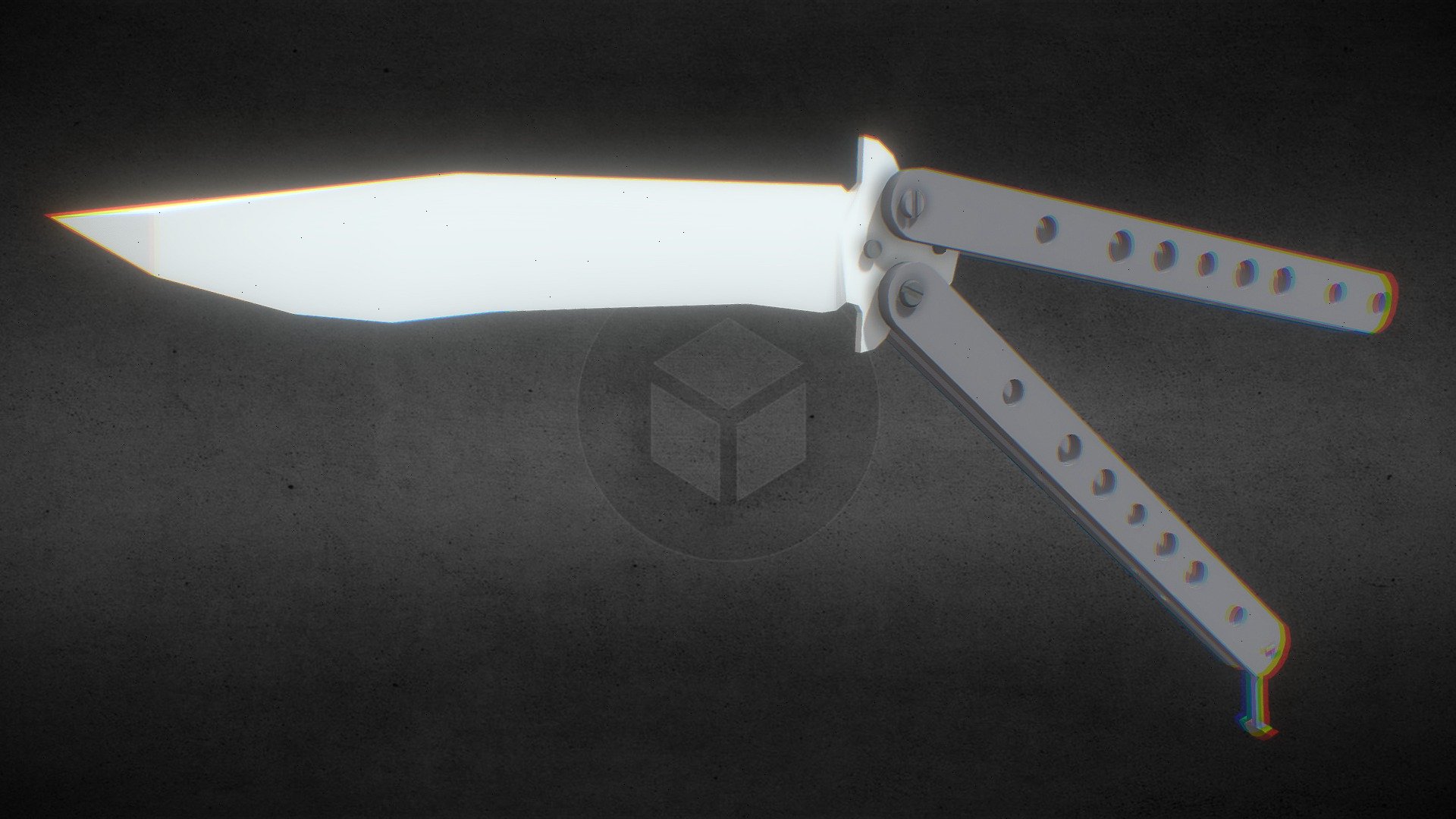 Butterfly Knife - Download Free 3D model by SPLIT (@5PL1T) [9a100a8 ...