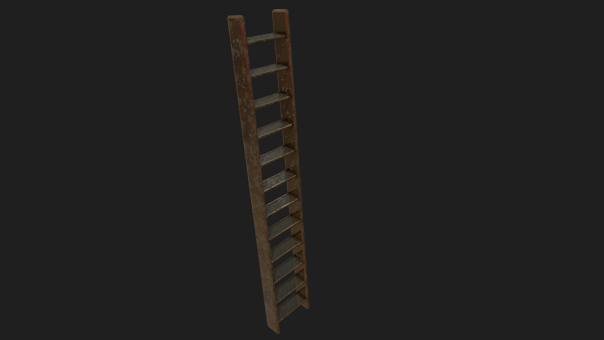 Steampunk Ladder - Download Free 3D model by VishiSwaz [9a10da6 ...